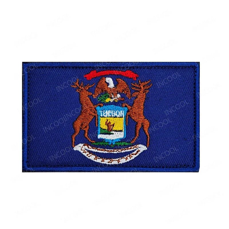 Нашивка с флагом штата США 25 Michigan