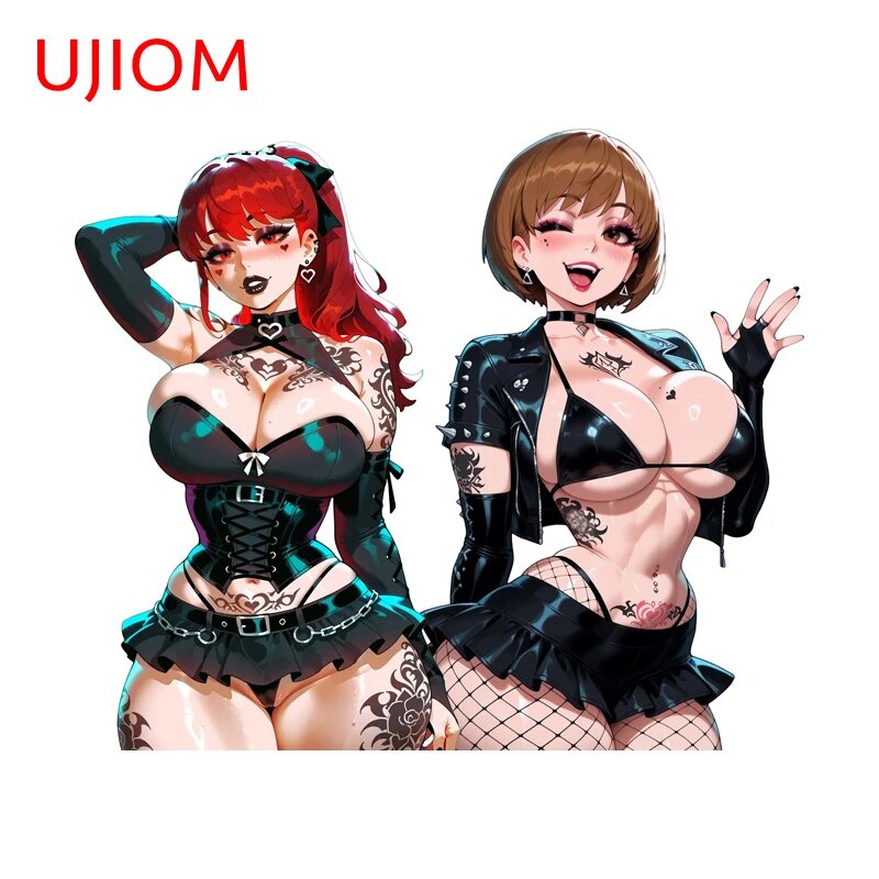 Настенная наклейка UJIOM Sexy Personality Tattoo Girl 13cm