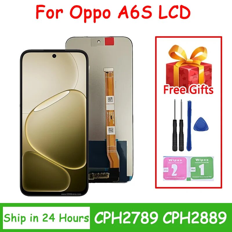 Дисплей Oppo A6S Black NO Frame 6.75" в сборе