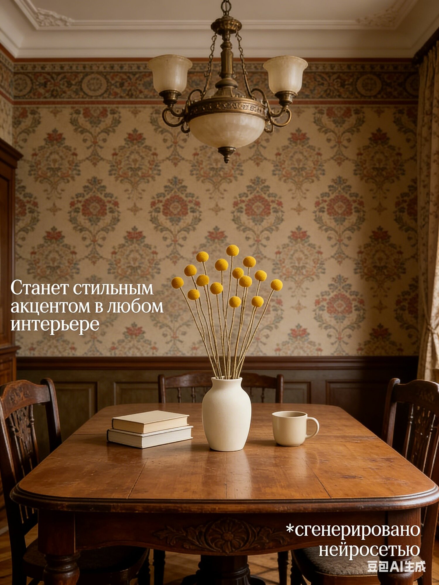 Сухоцветы, 40 см, 160 гр, 5 шт