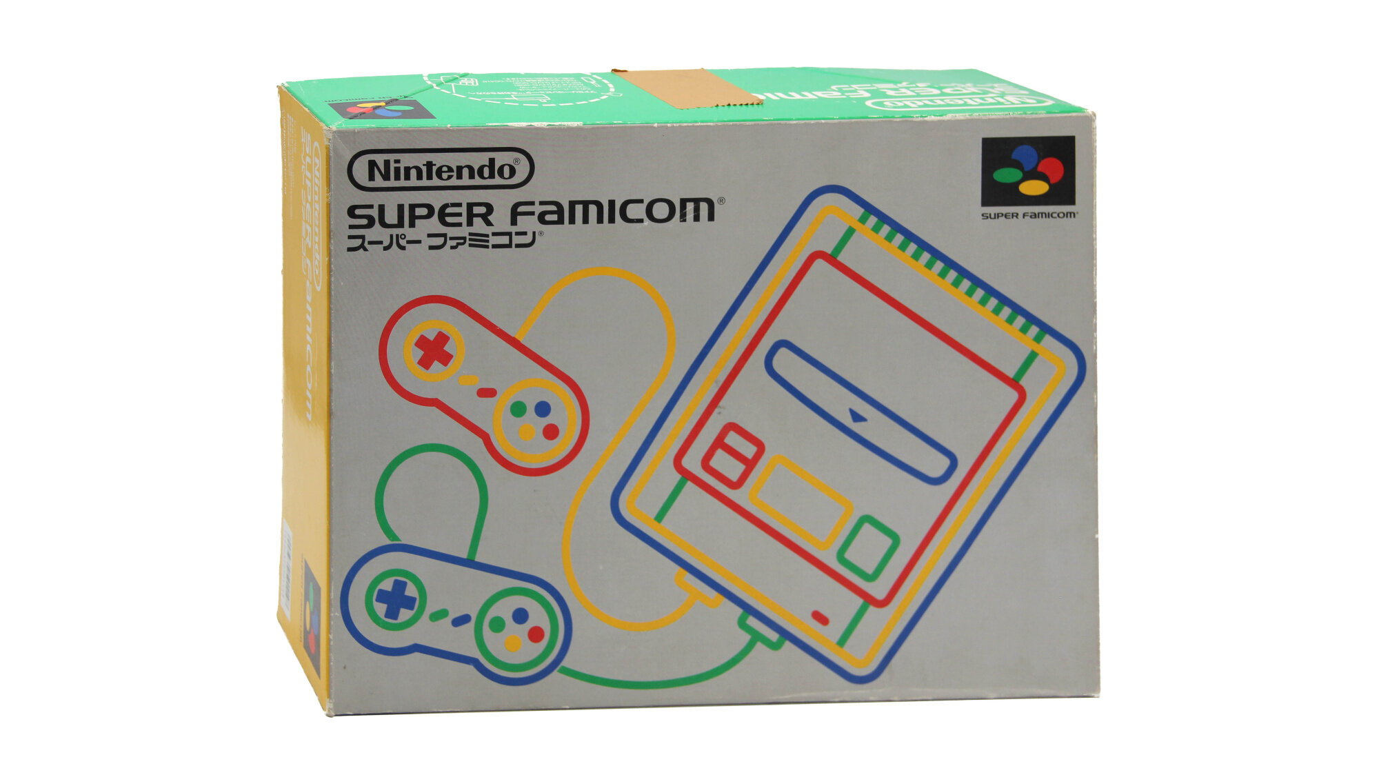 Игровая приставка Nintendo Super Famicom в коробке