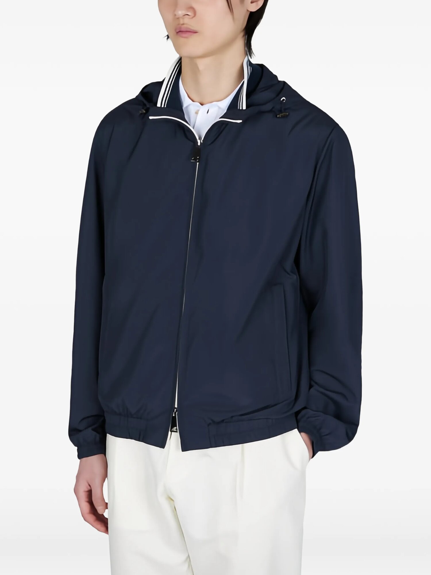 Куртка Paul & Shark Hooded microfiber jacket, размер 48 — фото 1