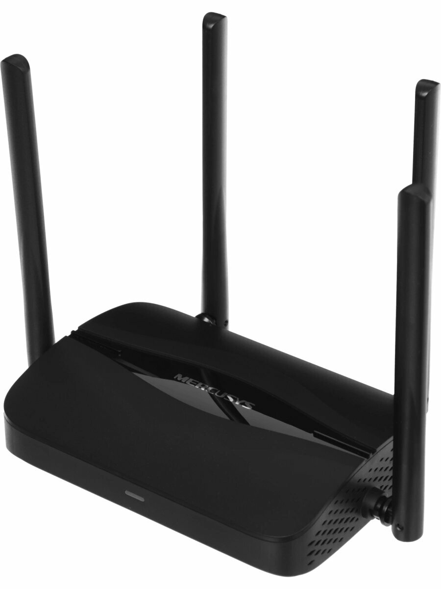 Wi-Fi роутер MERCUSYS MR25BE, Wi-Fi 7, BE3600, 2.4/5ГГц, 3 LAN, черный