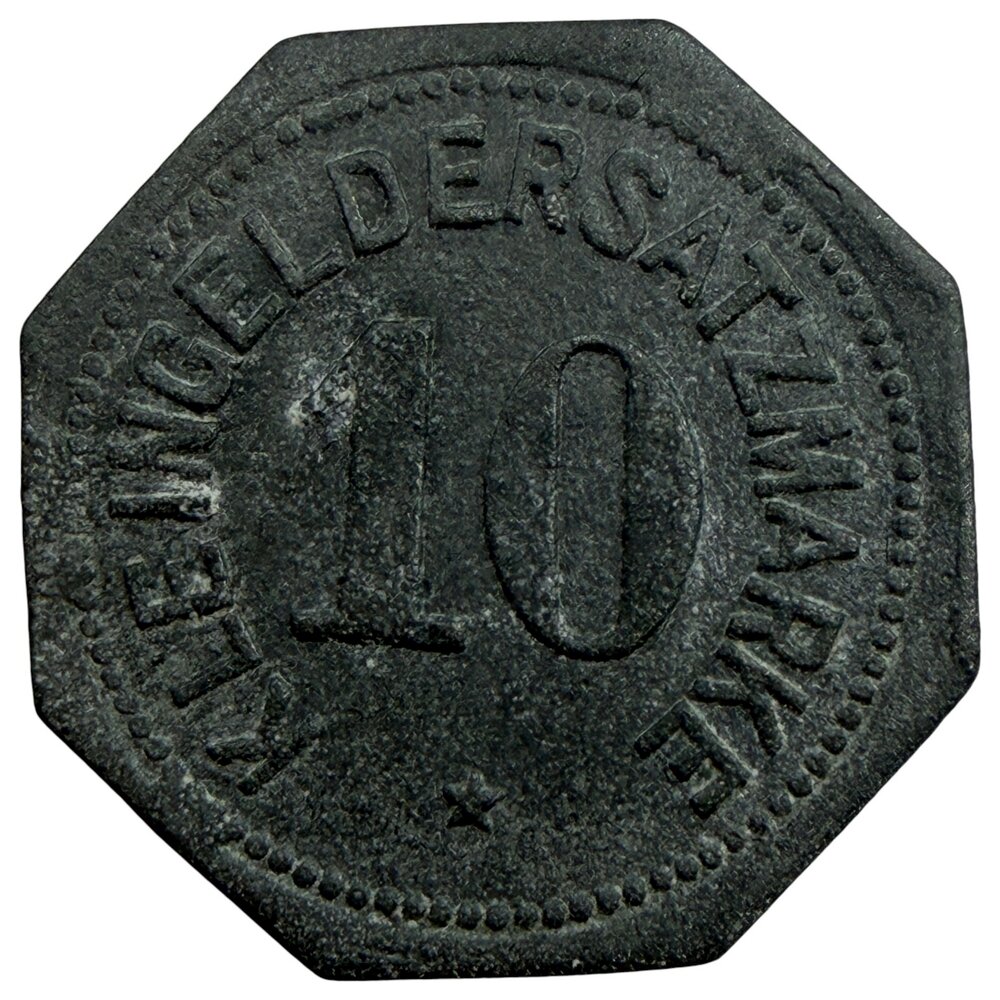 Германия, Регенсбург 10 пфеннигов 1917-1924 гг.