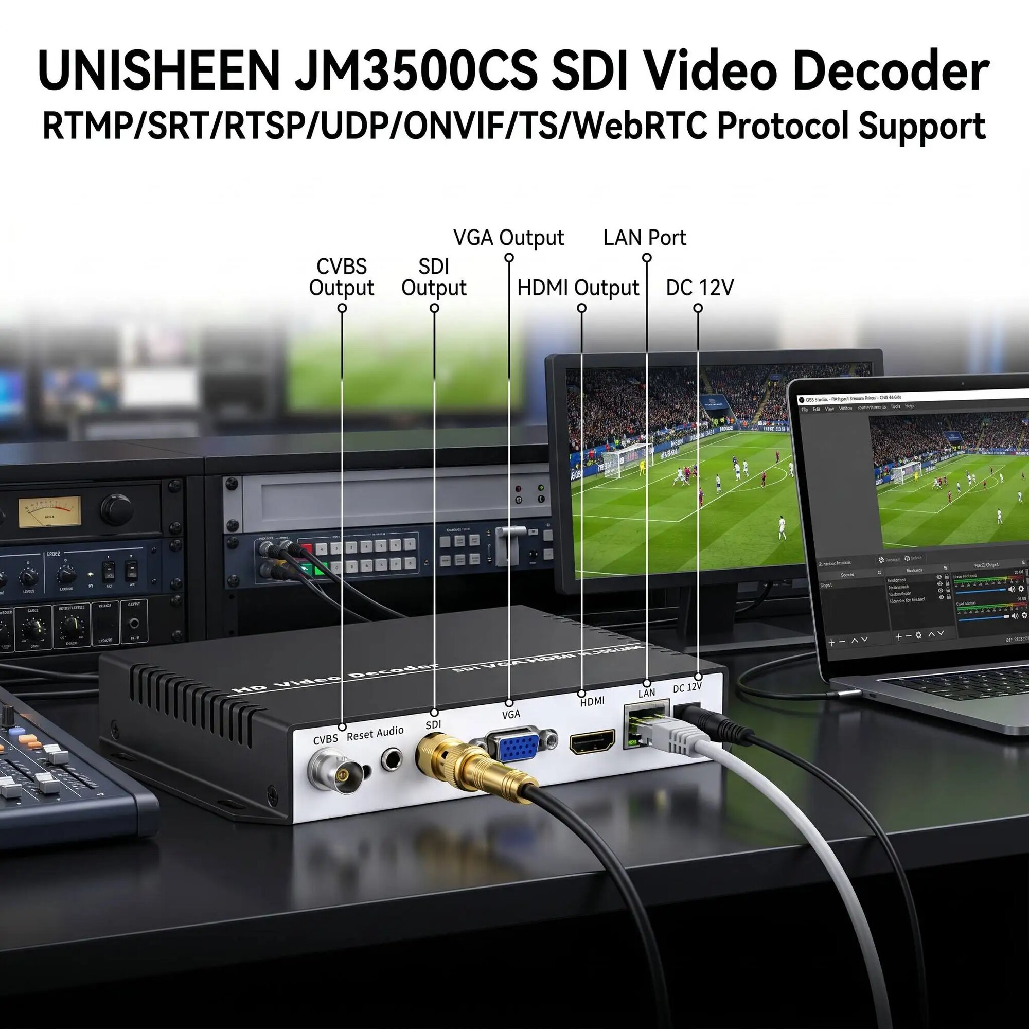 Unisheen SDI 4K UHD HDMI Decoder