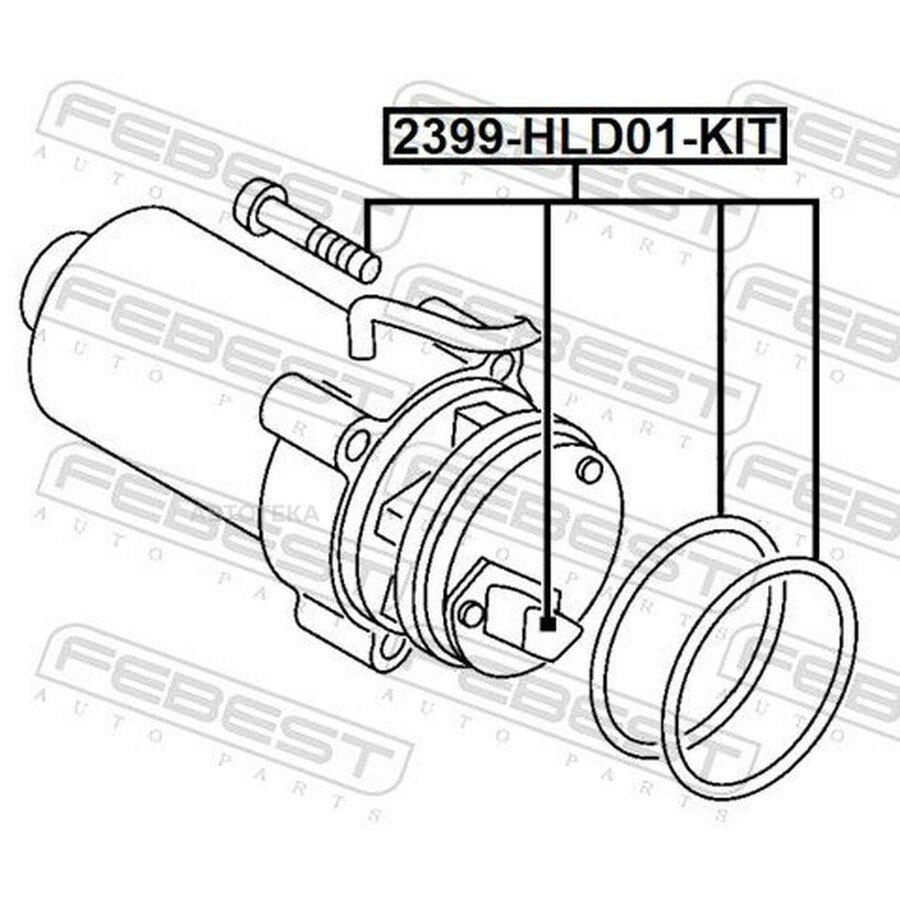 Ремкомплект масляного насоса VAG FEBEST 2399HLD01KIT