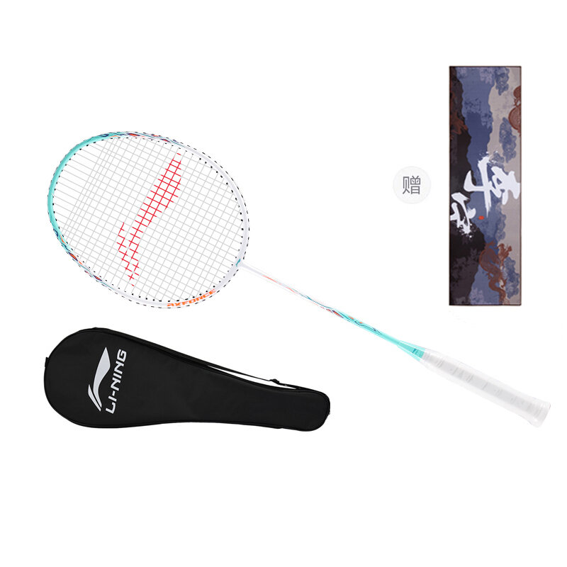 Бадминтонная ракетка унисекс Li-Ning Thunder 9 Carbon Aluminum, бирюзово-зеленая 1138447364