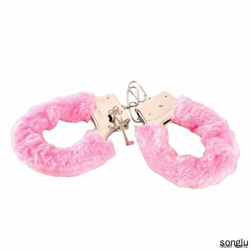 2025Меховые наручники, розовые, MMG Sex Toys Manette Lana