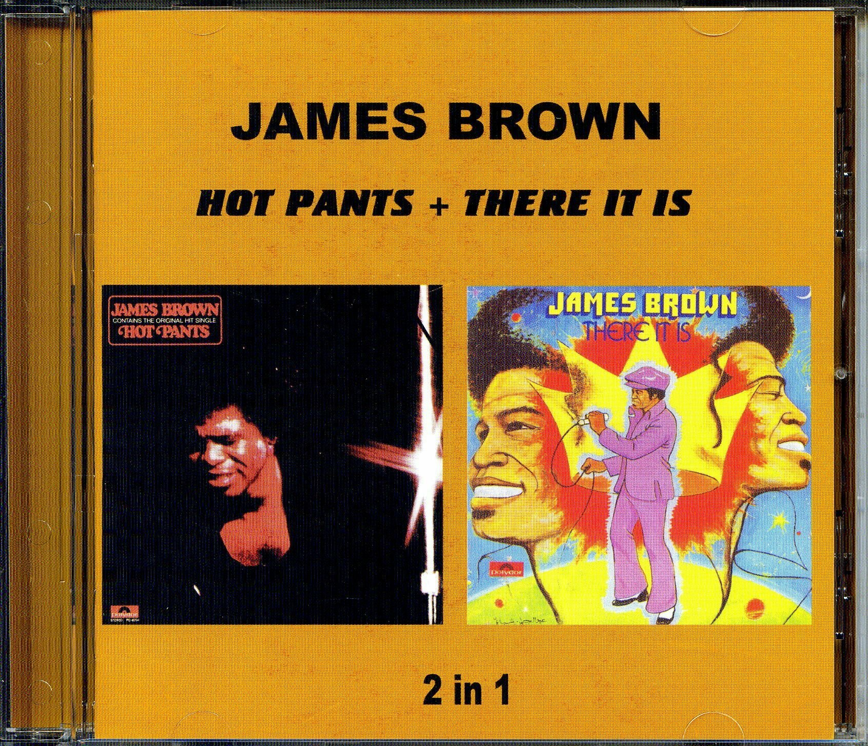 JAMES BROWN (2 in 1 LP) - Hot pants + There it is 1971/1972 г Компакт диск