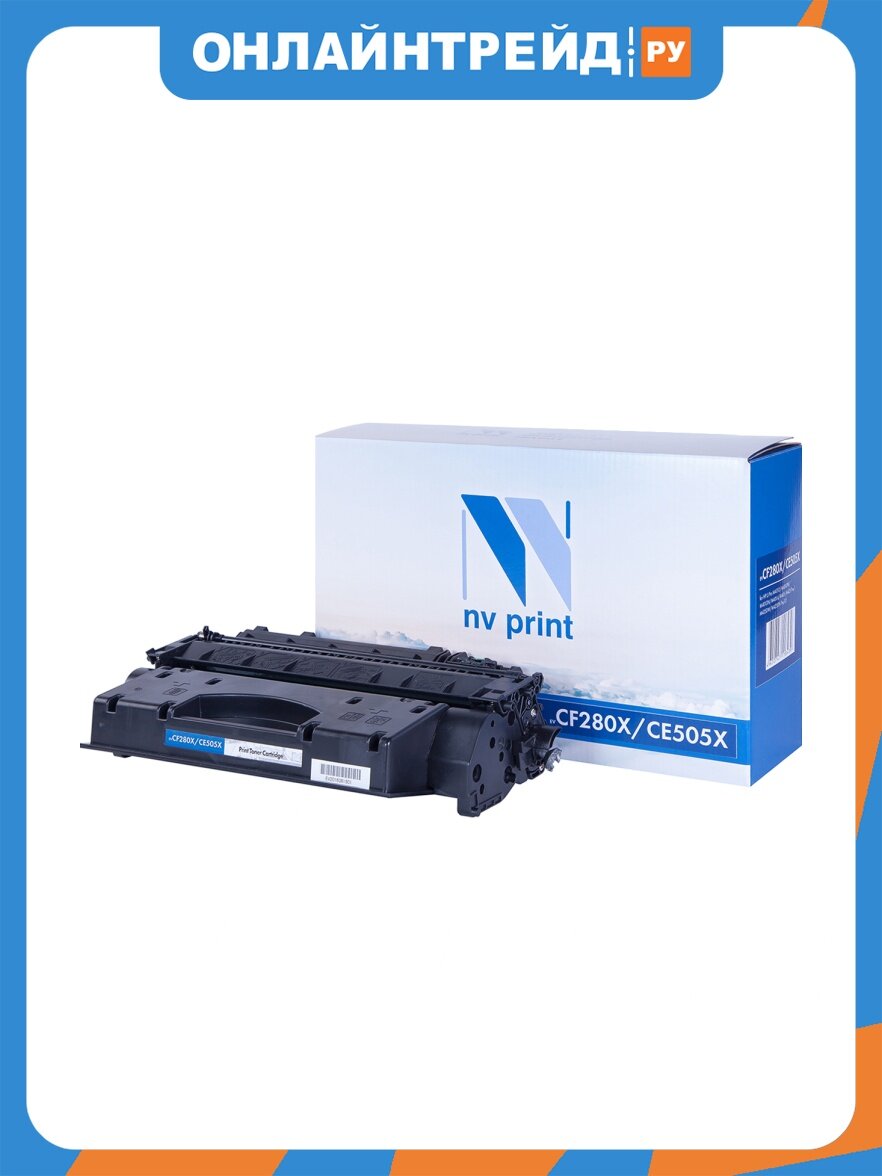 Тонер-картридж NV Print CF280X/CE505X для Нewlett-Packard LJ P2035/P2055 (6900k)