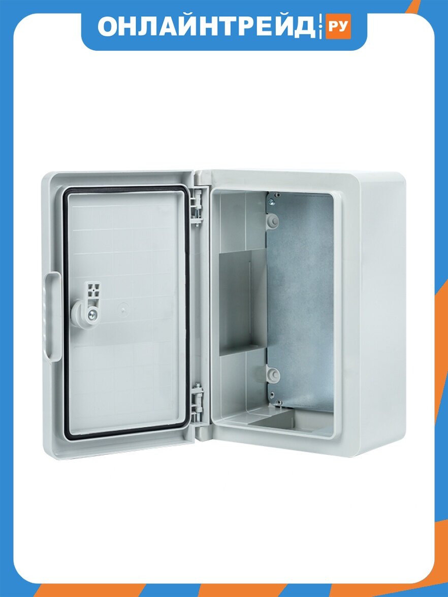 Бокс пластиковый Ekf 300х200х130 IP65 PROxima с монтажной платой, PB65MP001
