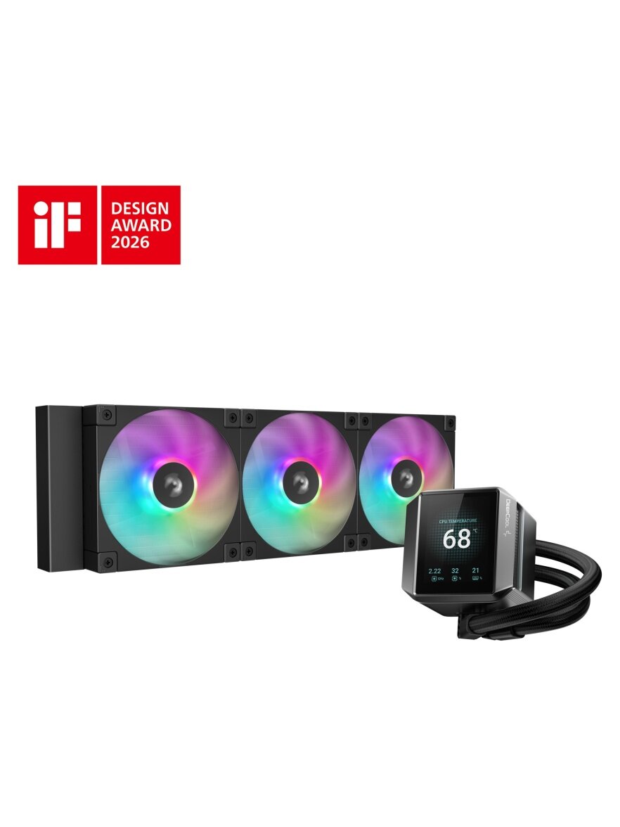 СВО для процессора Deepcool MYSTIQUE 360 ARGB (R-LX750-BKADSNC-G-1)