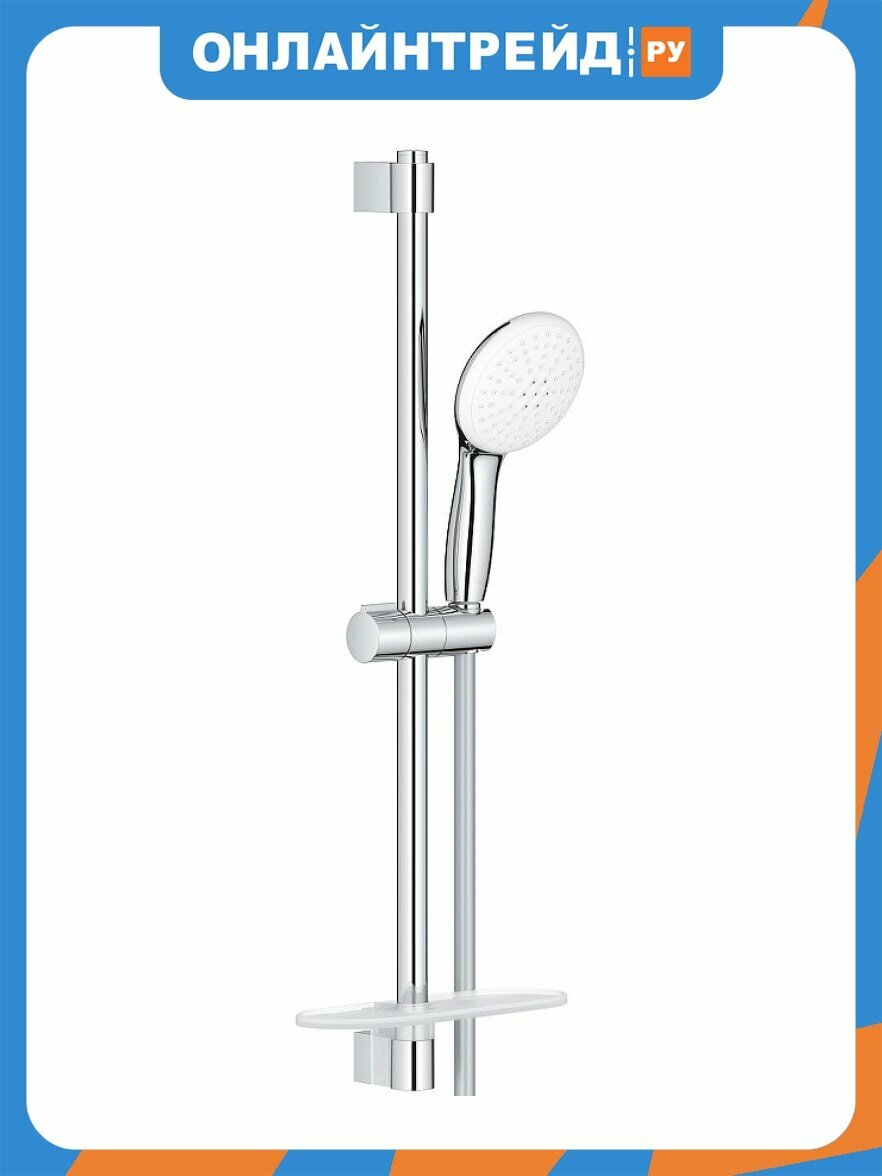 Душевой гарнитур Grohe Tempesta 110 2 режима струи, полочка, хром (27926003)