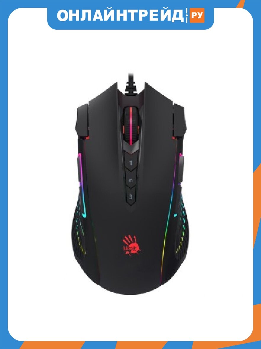 Мышь A4TECH A4 Bloody J90s оптическая, USB (черный)