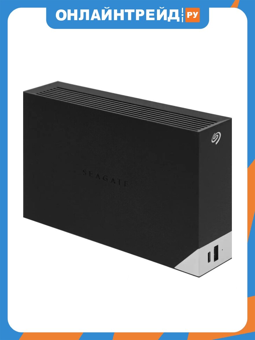 Внешний жесткий диск Seagate One Touch Hub, 16 ТБ, USB 3.0 (STLC16000402) черный