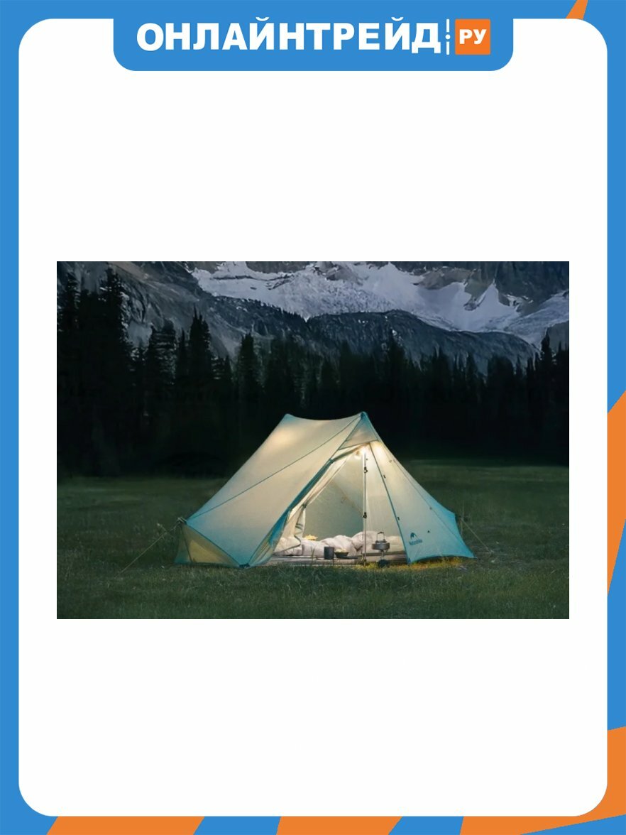 Палатка Naturehike Lingfeng UL 2-местная, зеленая CNK2550WS032