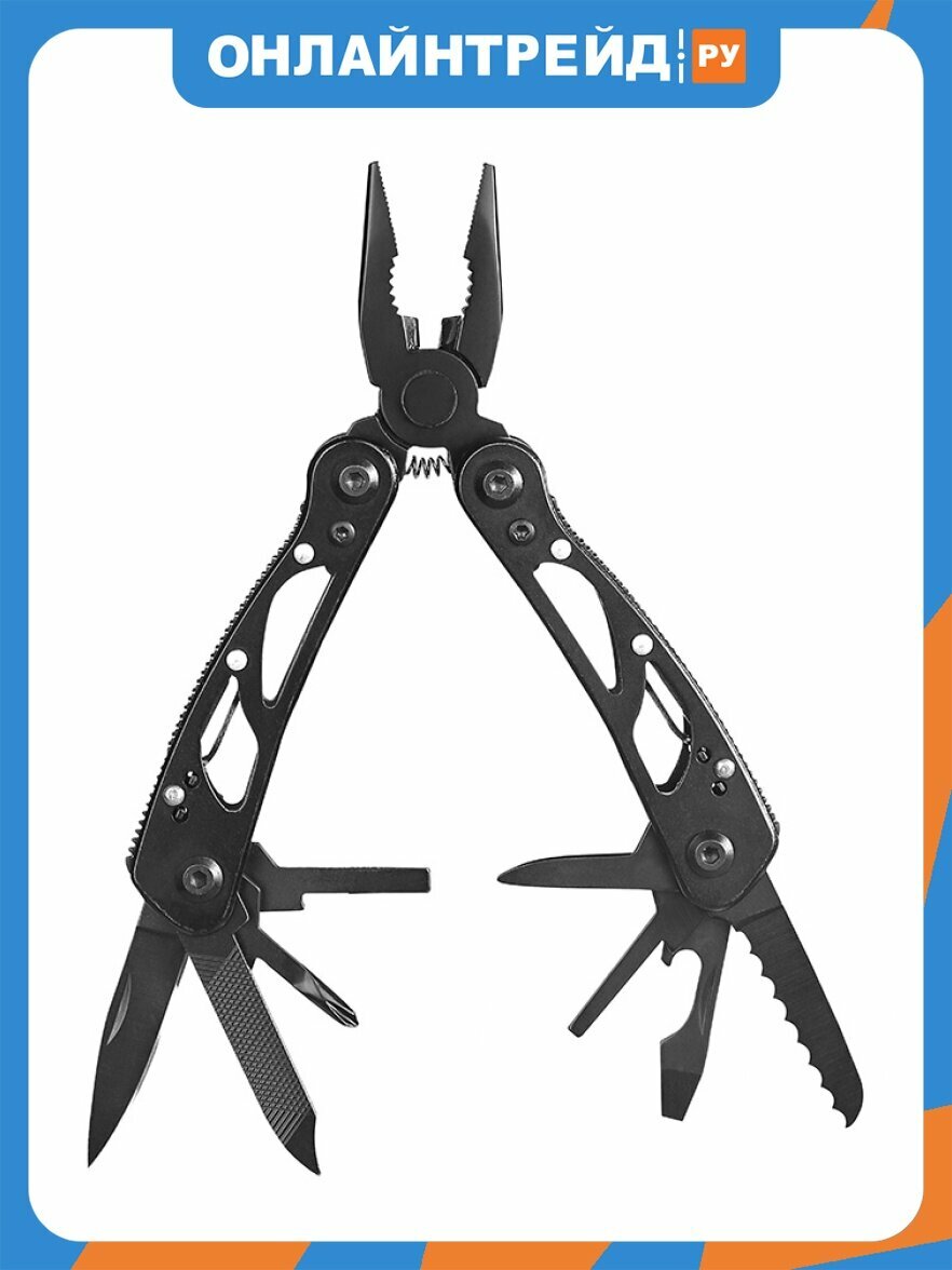 Мультитул Ganzo G104S-B (10 в 1) черный мини