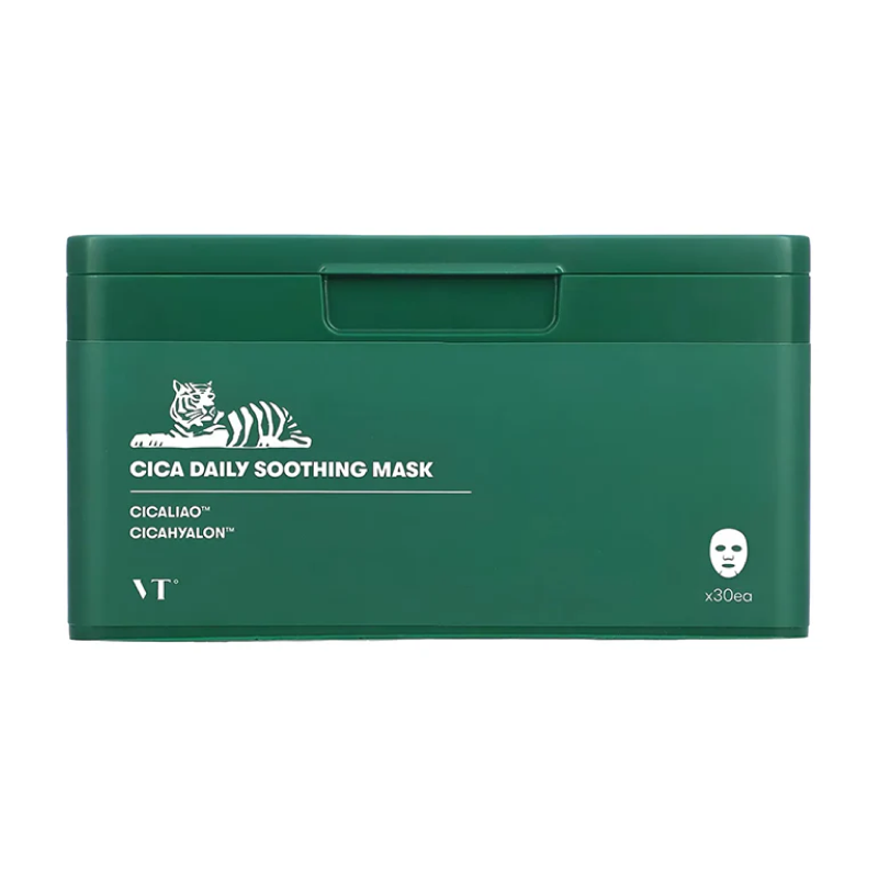 VT Cosmetics Cica Daily Soothing Mask Набор тканевых масок с центеллой азиатской
