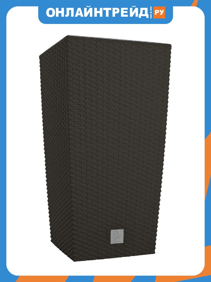 Кашпо для цветов Prosperplast RATO SQUARE DRTS325-440U венге 2 предмета 21 и 49л