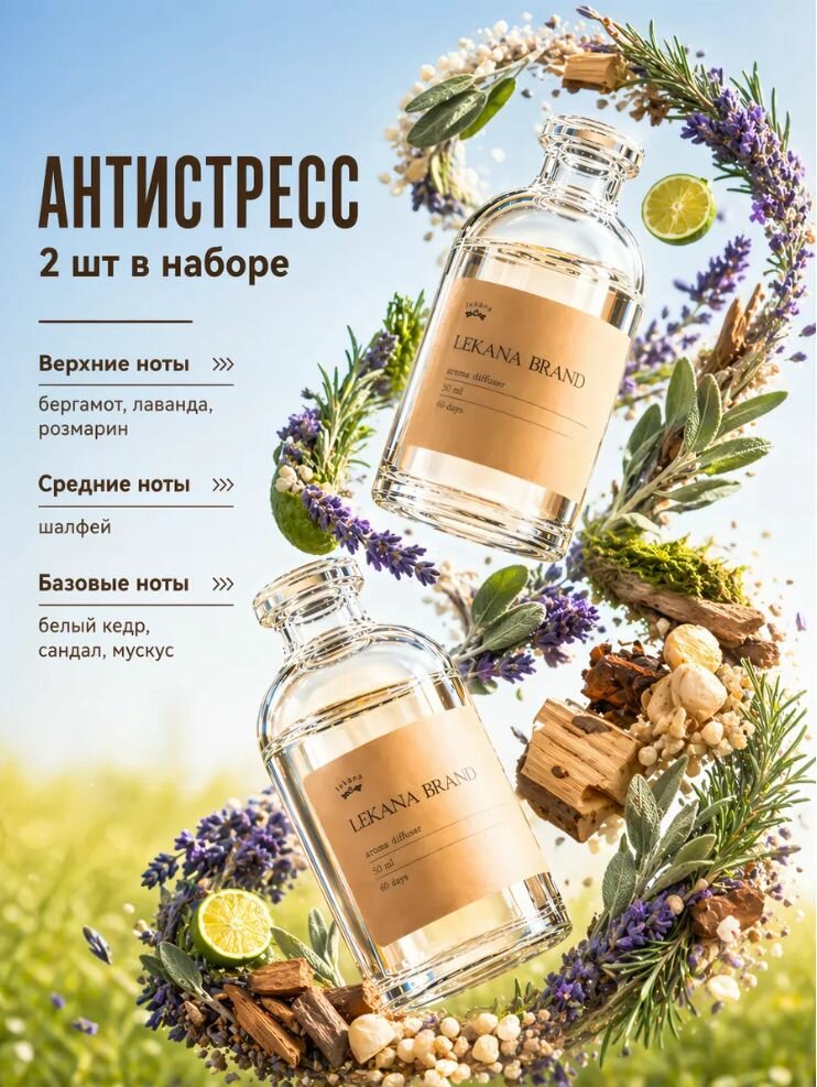 LEKANA Набор Диффузоров 2*50 мл Антистресс
