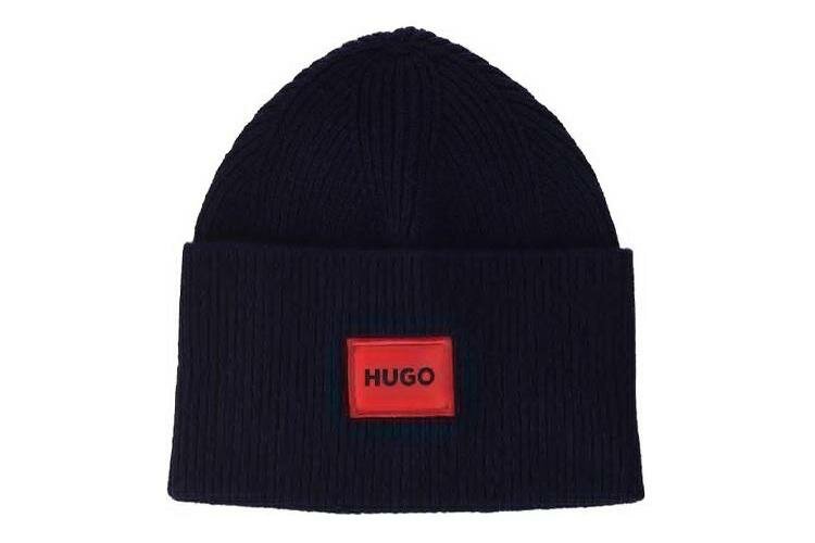 Шапка-бини Logo Patch Ribbed Beanie для мужчин