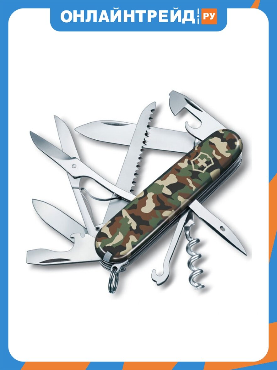 Нож Victorinox 1.3713.94 HUNTSMAN, 91 мм, камуфляж