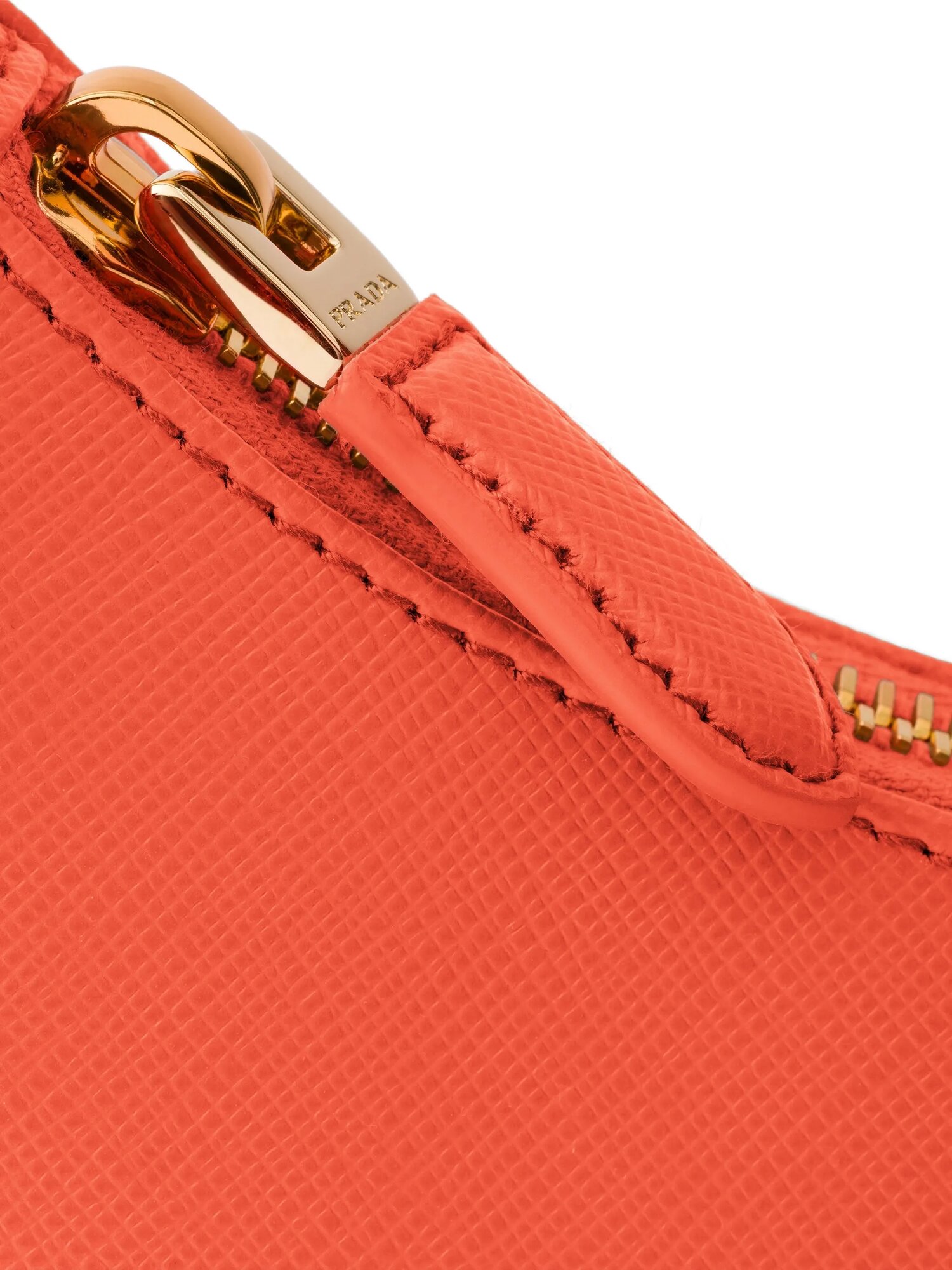 Сумка Prada Re-Edition 2005, черный/серый/оранжевый — фото 1