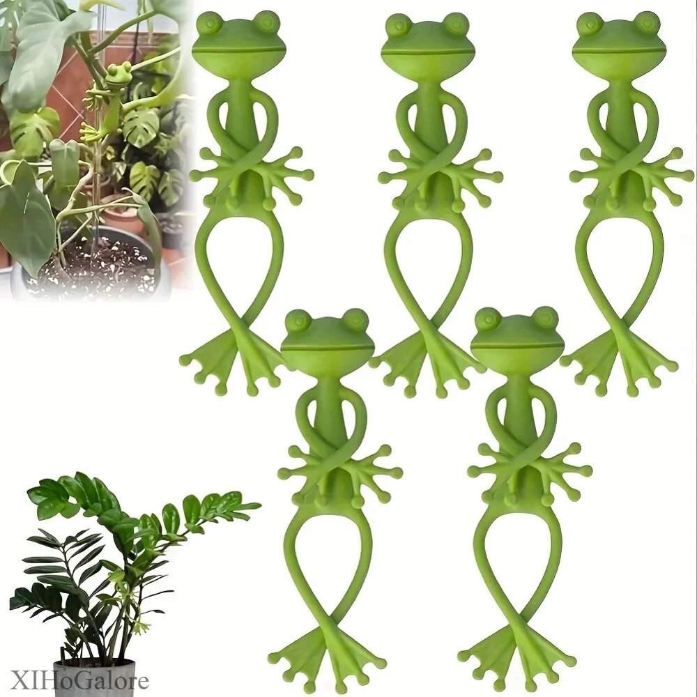 Подставки для растений в форме лягушек (1/5 шт.) 5PCS