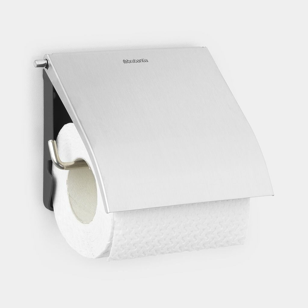 Держатель для туалетной бумаги Brabantia ReNew, размер 13.2х1.7х12.3 см, цвет матовая сталь - 385322