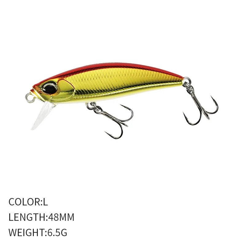 Искусственная жесткая приманка Pesca Isca 6,5 г 48 мм Желтый, L