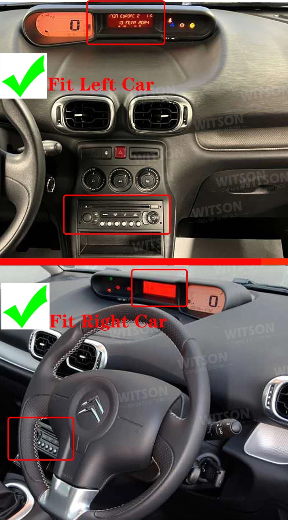Автомагнитола OEM Android с CarPlay для Citroen C3 Picasso 2005-2017, стереосистема, 6G 128G 8 Core