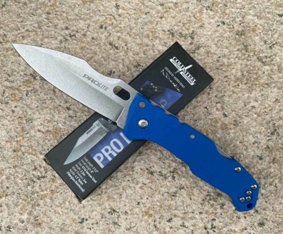 Складной нож Cold Steel Scout Series 4716 R с клинком из стали 8CR18MOV с обработкой stonewashed, рукоятью из нейлонового стекловолокна, инструмент для активного отдыха, охоты и туризма.