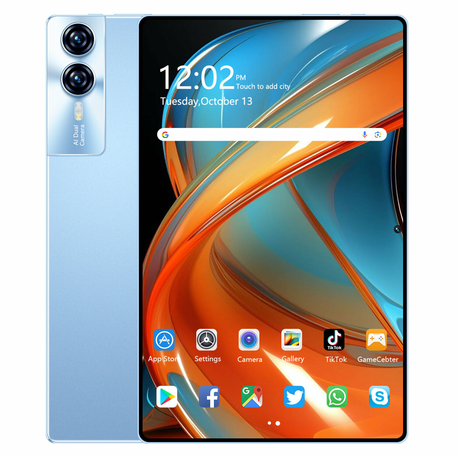 Планшет с клавиатурой и стилусом и мышкой и чехлом S12 Plus Экран 11.6"IPS 16+1024ГБ Андроид 13, Helio G99 процессор. Синий