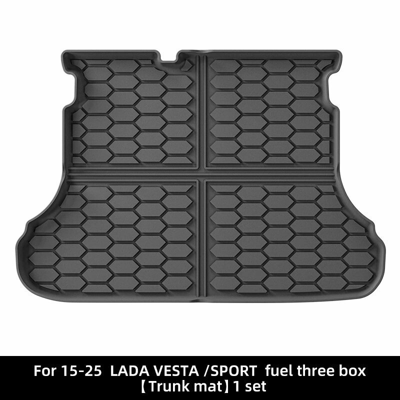 Коврики для багажника Lada Vesta и Sport 2015-2025, бензин, седан, ТПЭ