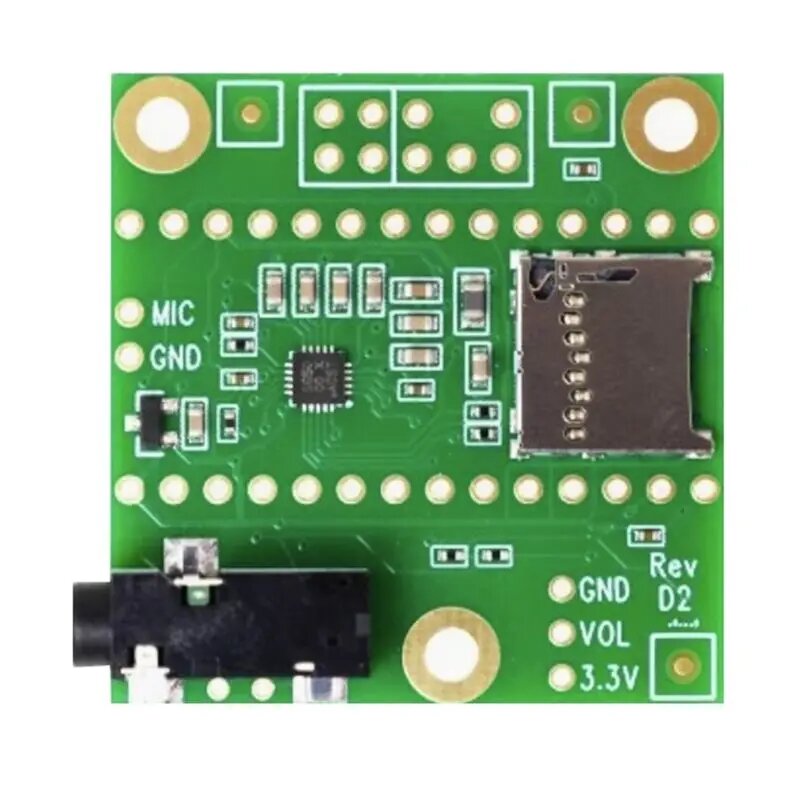 Аудиошильд VO-Teensy 4 (Rev D2) для Teensy 4.0, Teensy 4.1, Teensy 4 Audio Shield, модуль TEENSY4.1, плата для разработки