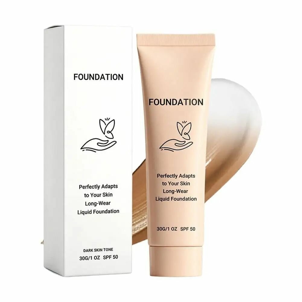 Тональный крем для лица с эффектом увлажнения и SPF 50, светлый тон, стойкий, 30 г