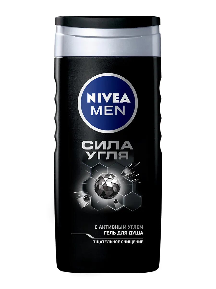 Nivea Men Гель для душа Сила угля 250 мл 1 шт