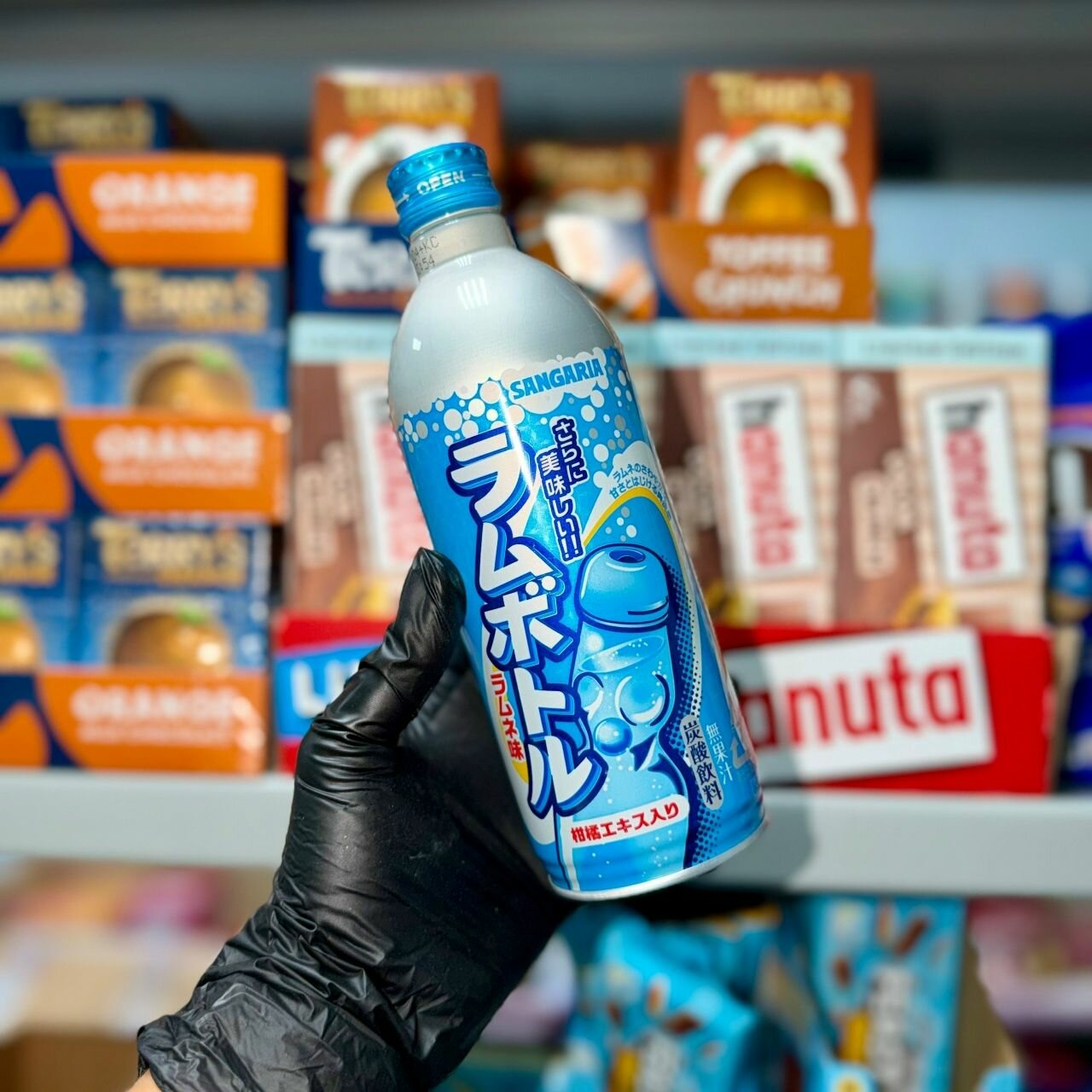 Газированный напиток Sangaria Ramune/Сангария со вкусом Рамунэ 500 мл.