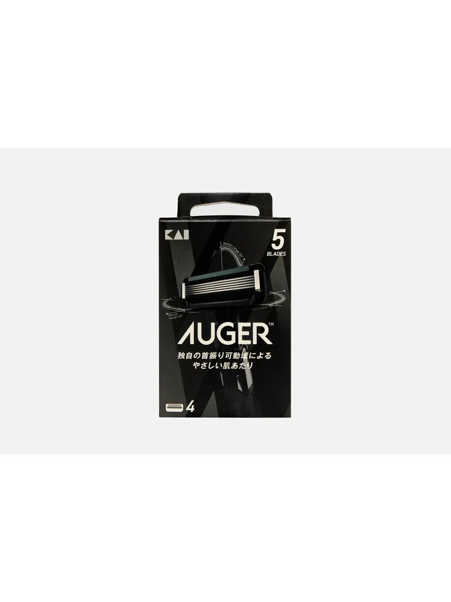 Auger 5 blades Сменные кассеты для бритвы 4 шт