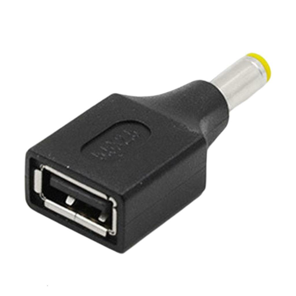 USB A (мама) на 2.5x0.7/3.5x1.35/4.0x1.7/5.5x2.5 мм (папа) переходник, 5.5x2.5 мм