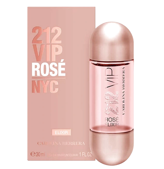 Carolina Herrera 212 VIP Rose Elixir 30 мл / женская парфюмерная вода Каролина Херрера Эликсир Розы