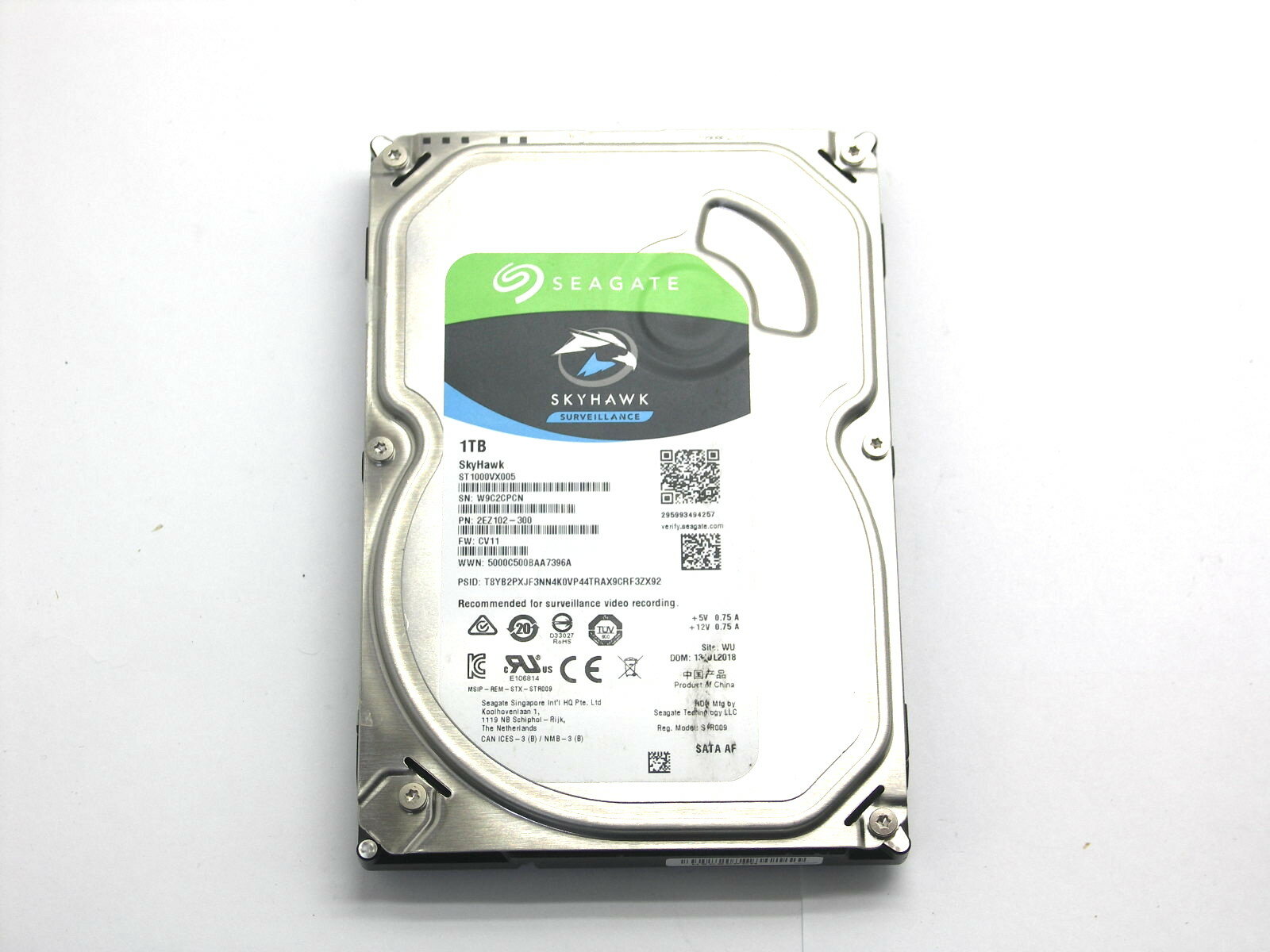 Жесткий диск 3,5" 1TB Seagate ST1000VX005 5900 rpm SATA