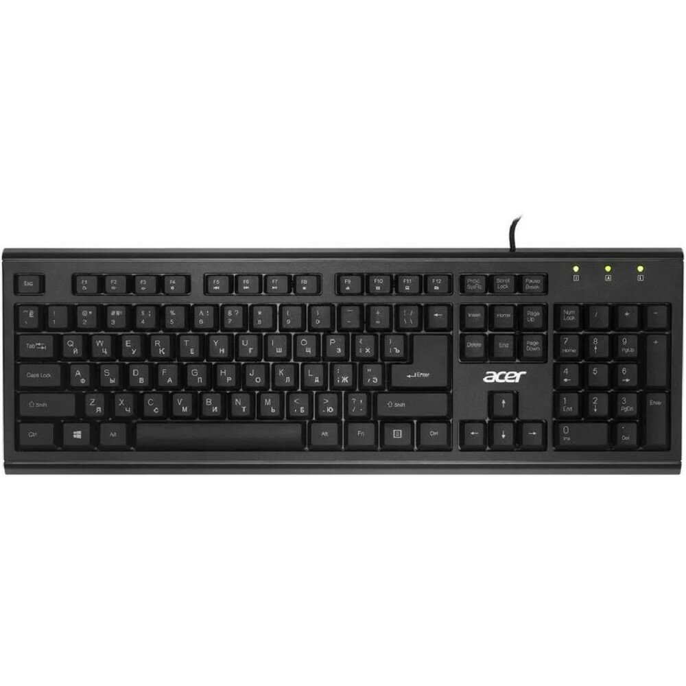 Клавиатура Acer ZL. KBDEE.006 проводная Мембранная Для ПК Чёрный