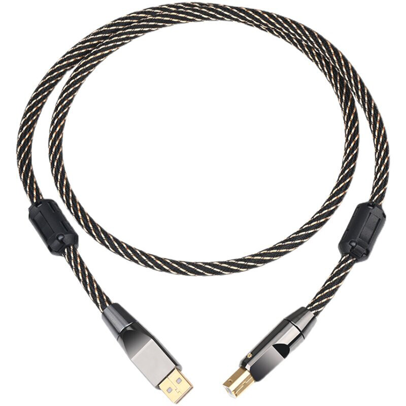 5N OCC медный USB-кабель Hi-end Type A to Type B Hifi Data Cable для ЦАП