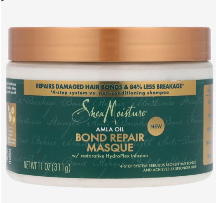SheaMoisture, Bond Repair Masque, Amla Oil, Restorative HydroPlex Infusion Маска для волос
