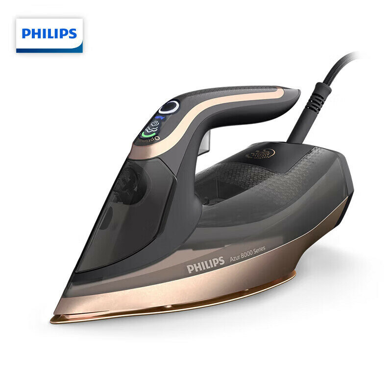 Паровой электрический утюг Philips, гладильная машина, отпариватель для одежды, для домашнего использования, с интеллектуальным контролем температуры, для гладки на плоской поверхности и отпаривания одежды DST8041/88
