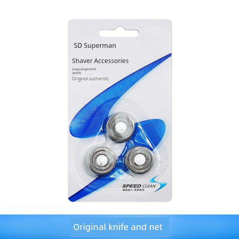 Оригинальная замена лезвий с 3 лезвиями и 3 сетками для бритвы SID Super RAYI RAYI RS301 RS302 RS311