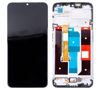 Дисплей для Realme C35 (RMX3511) модуль с рамкой Черный - OR