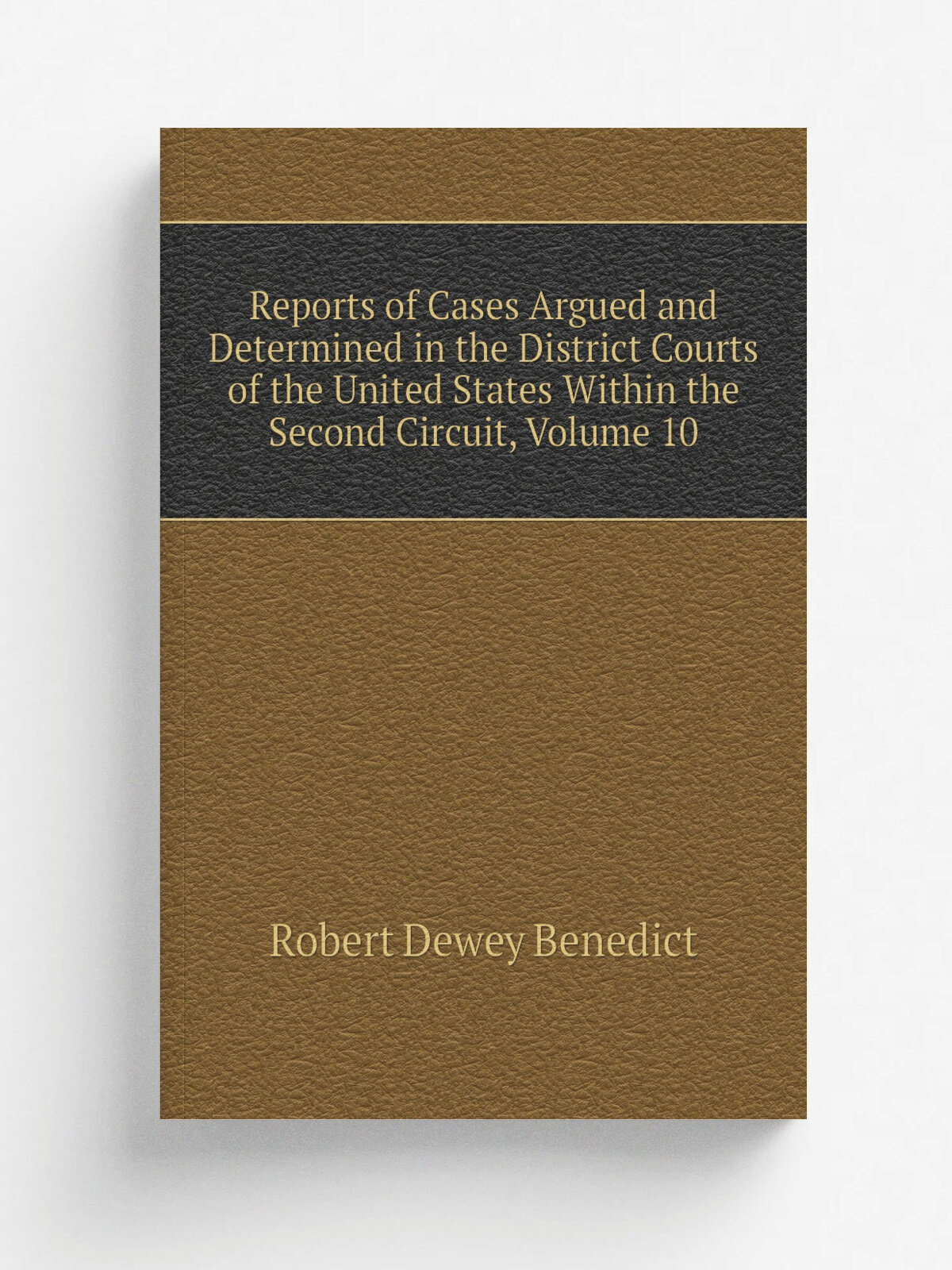 Reports of Cases Argued and Determined in the District Courts of the United States Within the Second Circuit, Volume 10