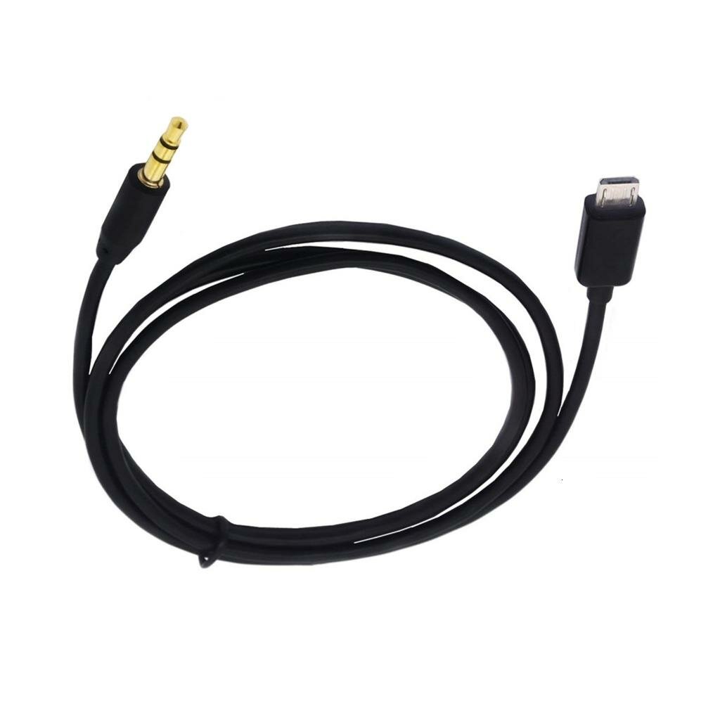 Микро-USB на 3.5 мм аудиокабель для телефонов и авто